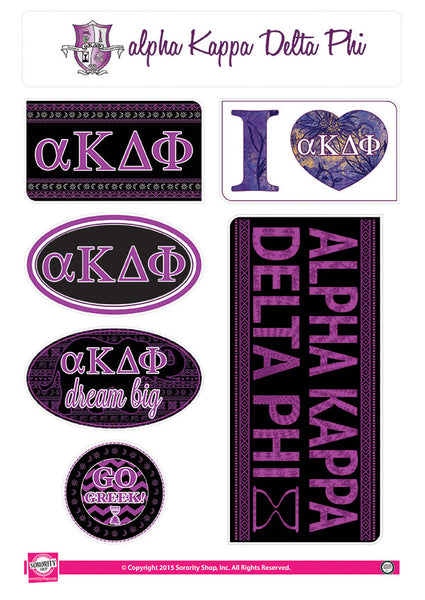 alpha Kappa Delta Phi Bohemian Stickers – SororityShop