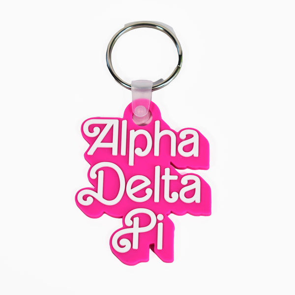 Alpha Delta Pi Keychain- Retro Dolly Sorority Name Design – SororityShop