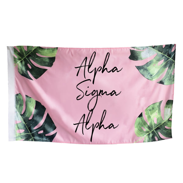 Alpha Sigma Alpha Tropical Flag – SororityShop