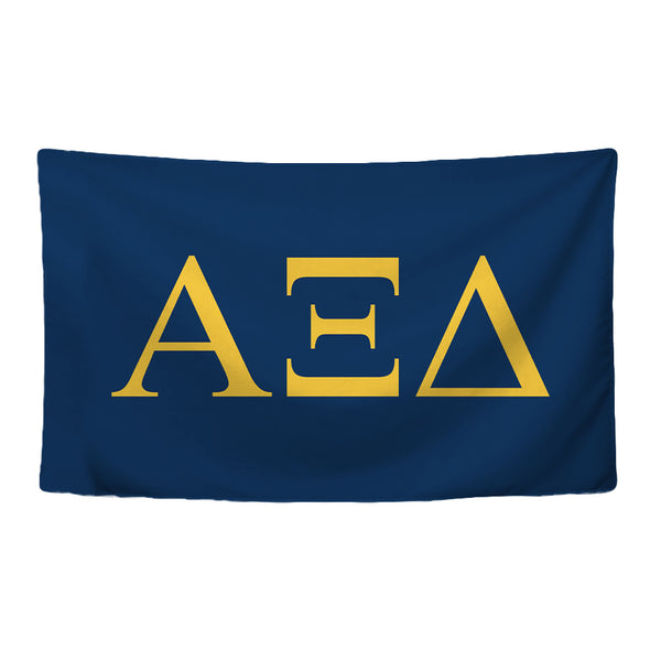 Alpha Xi Delta Sorority Greek Letters Flag, Two-Color Design – SororityShop
