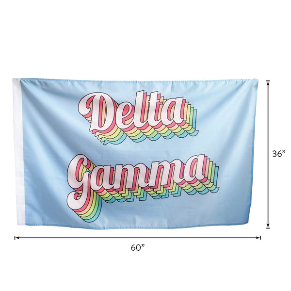 Pi Beta Phi Retro Flag – SororityShop