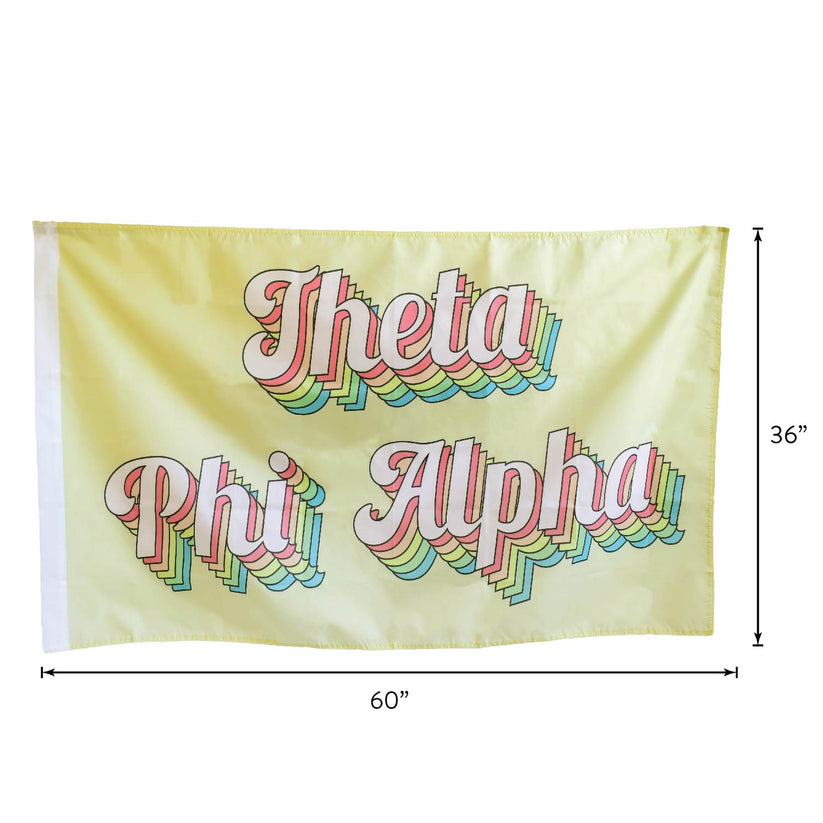 Chi Omega Retro Flag – SororityShop