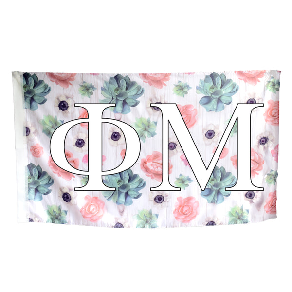 Phi Mu Succulent Flag – SororityShop