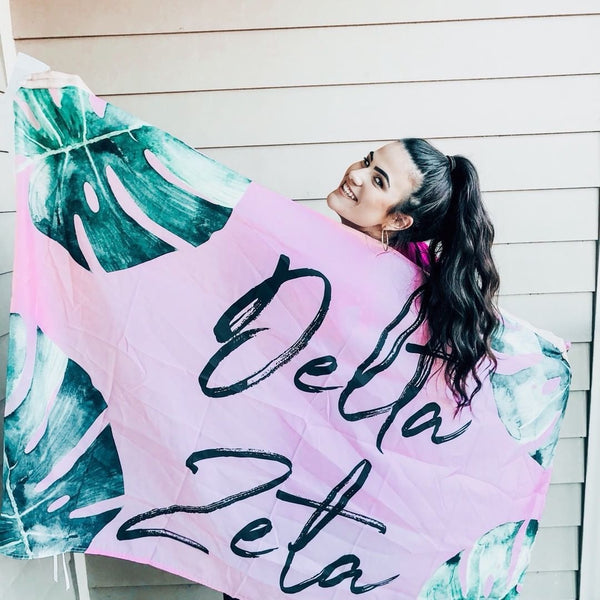 Delta Zeta Tropical Flag – SororityShop