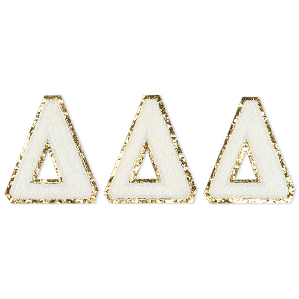 Delta Delta Delta Chenille Stickers - Tri Delta Greek Letter Stickers ...