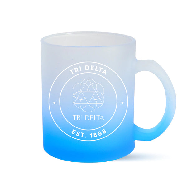 Delta Delta Delta Mug - Ombre Glass – SororityShop