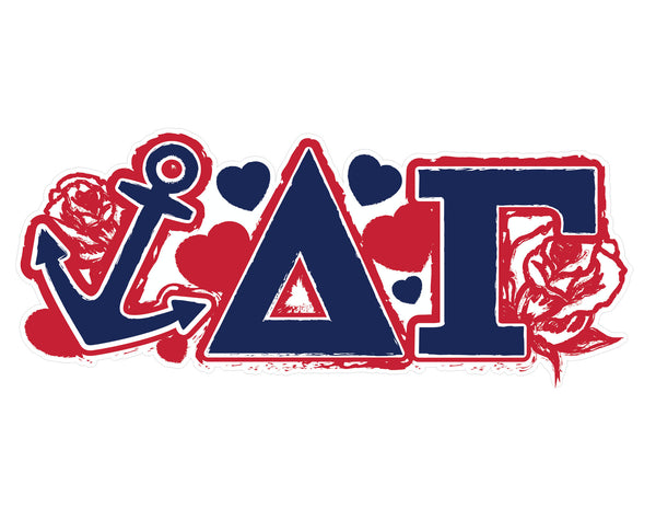 Delta Gamma 11.75 x 5 Laptop Skin/Wall Decal – SororityShop