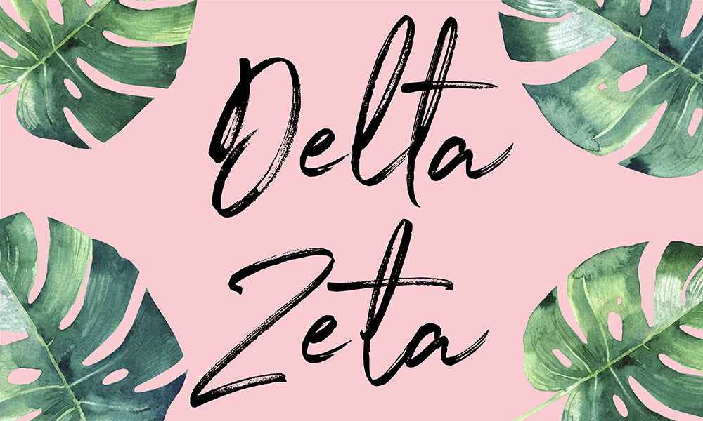 Delta Zeta Tropical Flag – SororityShop