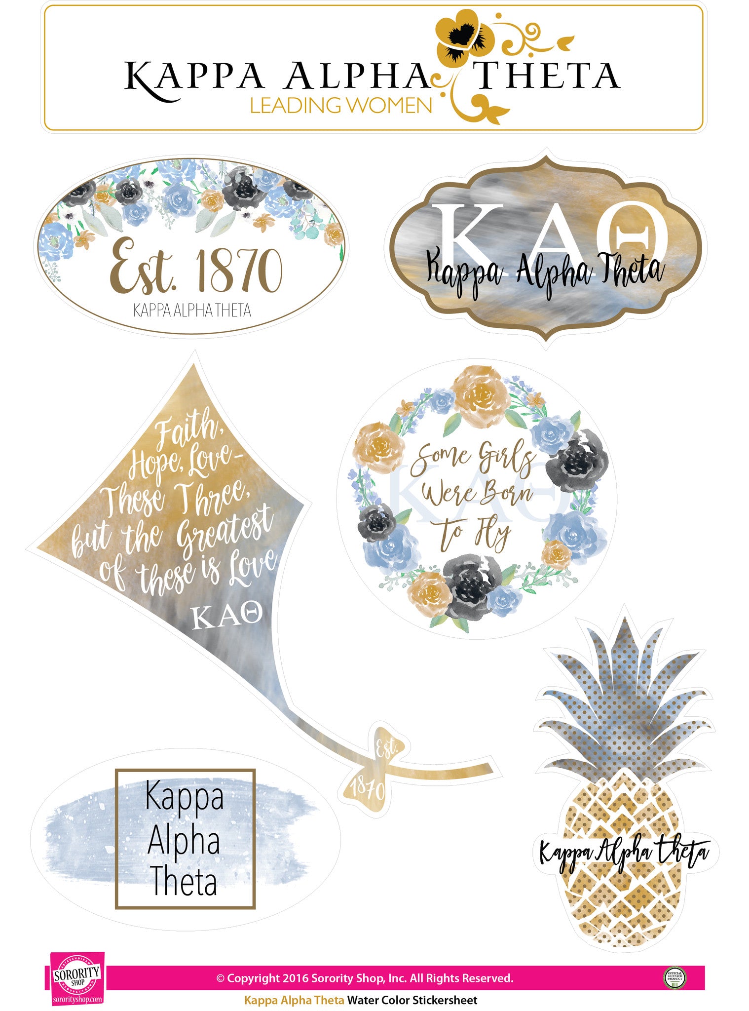 Kappa Alpha Theta Colors