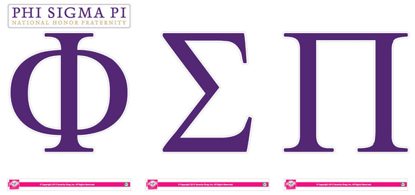Phi Sigma Pi Jumbo Letter Decals – SororityShop
