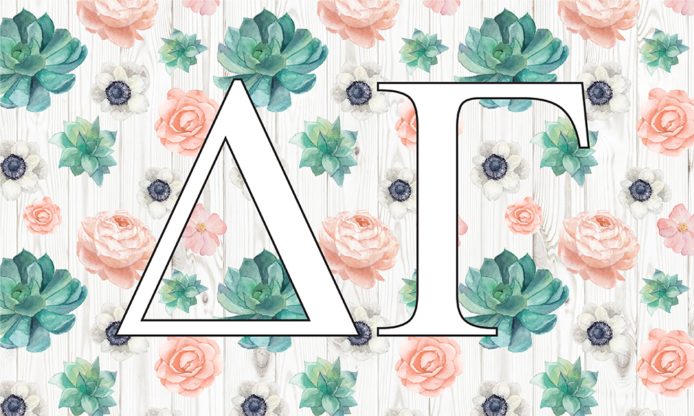 Delta Gamma Flag | DG Flag | Succulent DG Flag – SororityShop