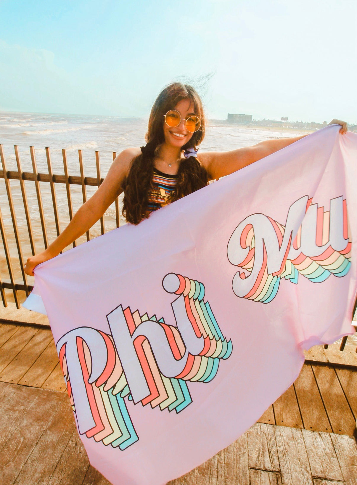 Delta Zeta Retro Flag - SororityShop
