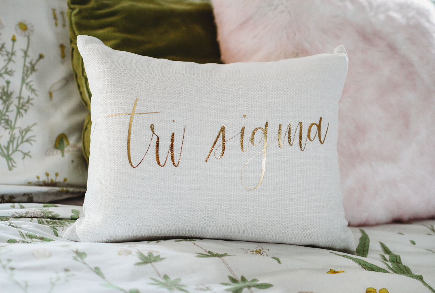 Sigma Sigma Sigma Throw Pillow - SororityShop
